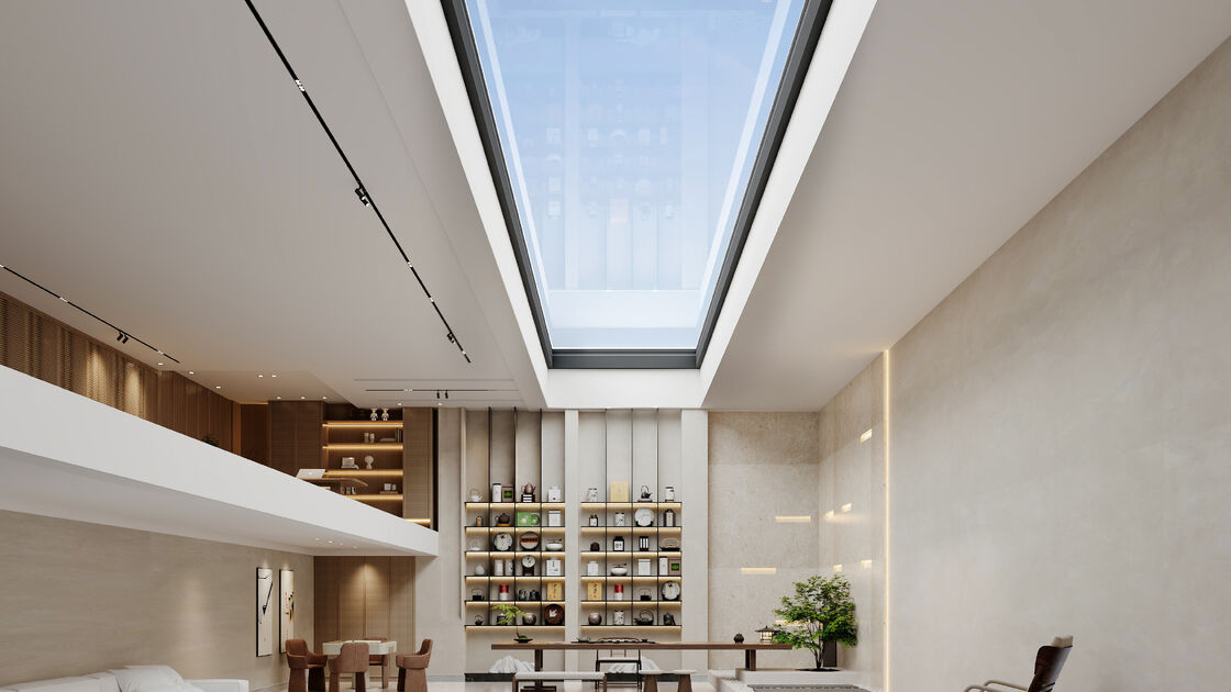 Super series ultra large size lifting open the skylight